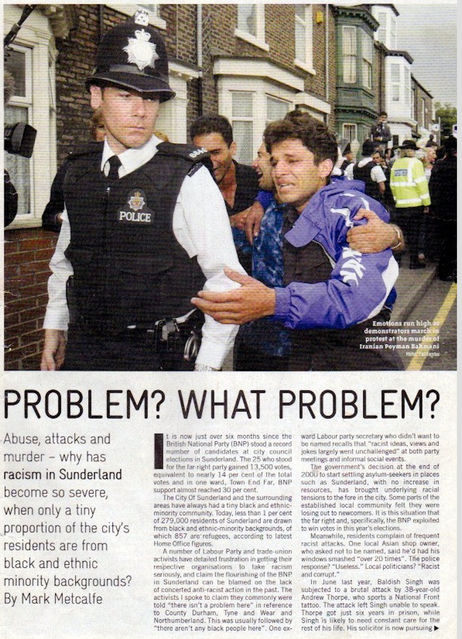 Racism : Problem? What problem? – Mark Metcalf ~ independent working ...