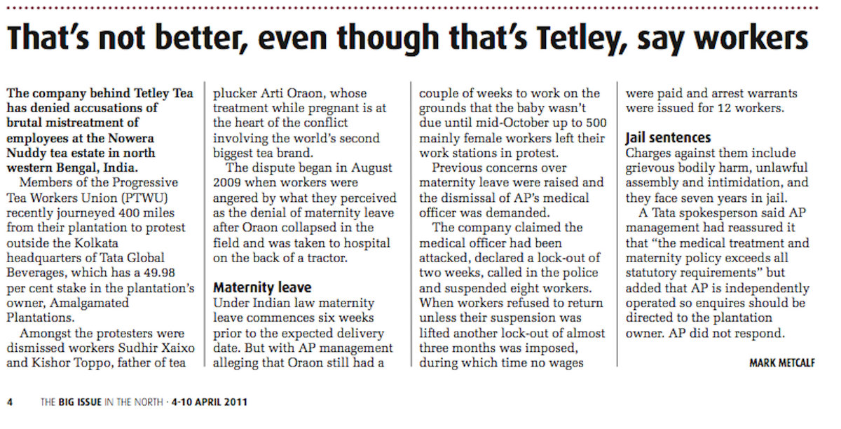 Tetley Tea workers – Mark Metcalf ~ independent working class writer ...