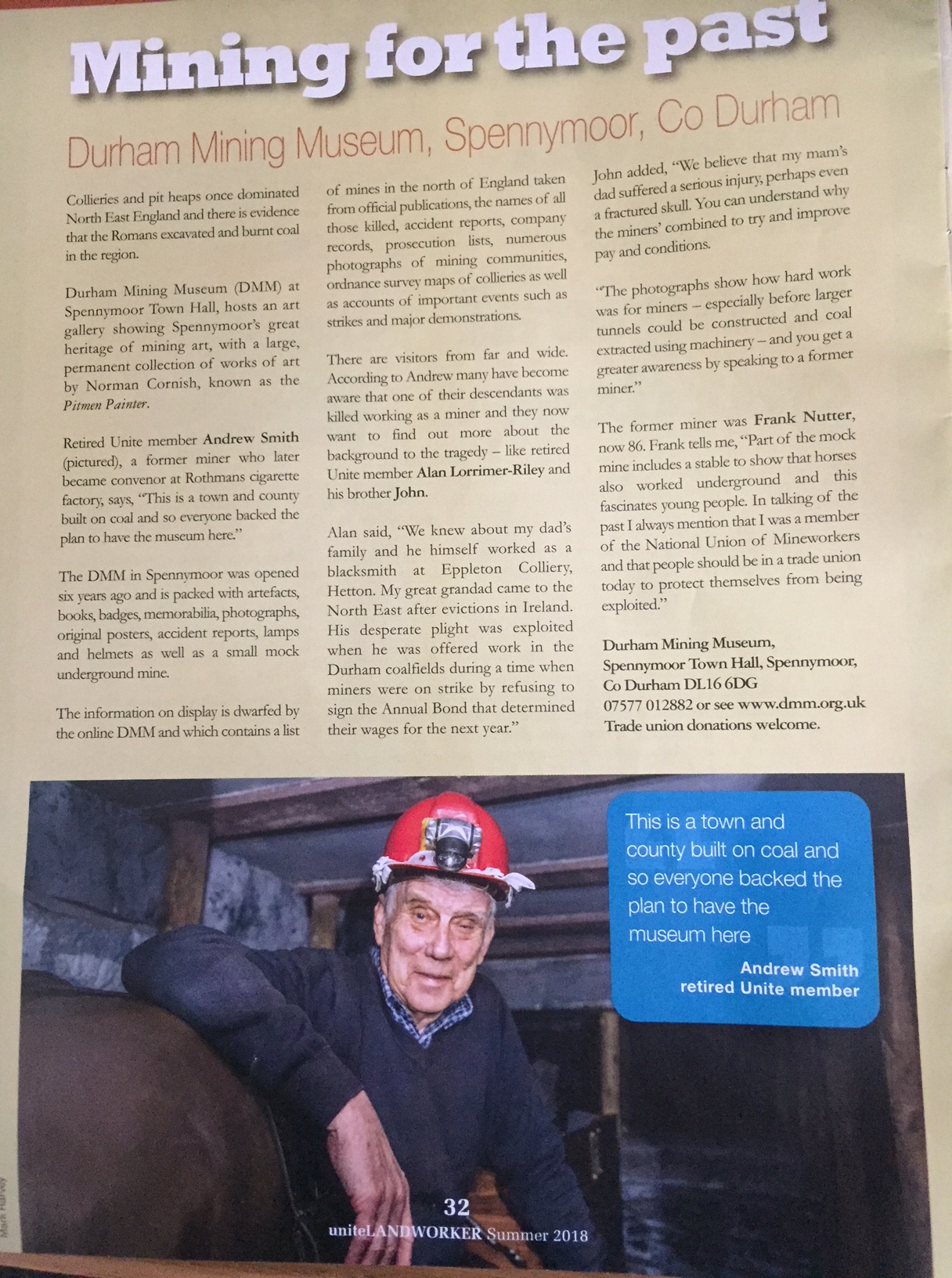 Durham Mining Museum – Mark Metcalf ~ independent working class writer ...