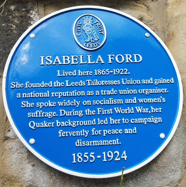 Isabella Ford plaque – Mark Metcalf ~ independent working class writer ...